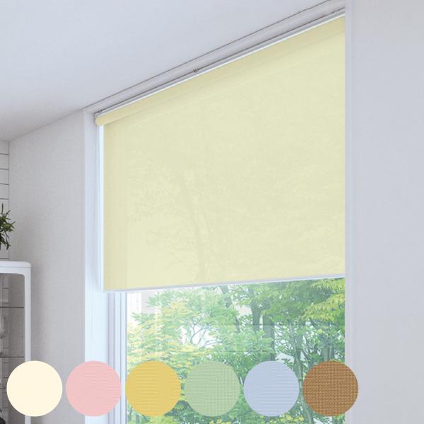 サイズ/約幅90×高さ220cm内容量/スクリーン1枚付属品：取付金具一式材質/生地：ポリエステル100％種類/アイボリー、ピンク、イエロー、グリーン、ブルー、ブラウン生産国/日本製洗濯/洗濯機使用可能乾燥機/使用不可屋内・屋外/屋内用●リ...