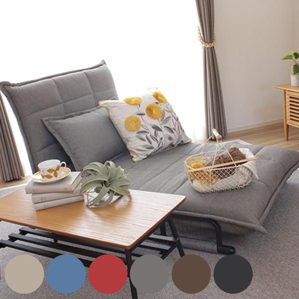 サイズ/ソファ：約幅100×奥行90×高さ81cm座面高：40cmベッド：約幅100×奥行191×高さ27.5cm重量/約21kg内容量/1台材質/張地：ファブリック、PVC（BKのみ）中材：スチール、ウレタン脚：合成樹脂クッション：シリコ...