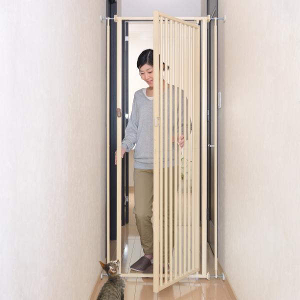 サイズ/約幅72〜95×奥行8×高さ181cm扉間口：50.5×174(cm)重量/約16.7kg内容量/1台材質/外フレーム・ドアフレーム：スチールエンドキャップ：ポリアセタールアジャスターキャップ：ポリプロピレンロック部材：ナイロンゴム...