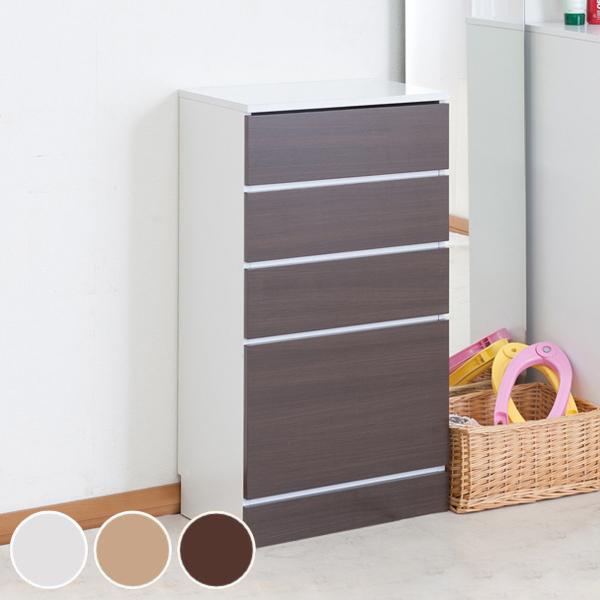 サイズ/約幅45×奥行30×高さ87.5cm重量/約19kg内容量/1台材質/前板・天板：ハイグロス化粧繊維板その他：プリント紙化粧繊維板（樹脂コート加工）種類/ホワイト、ナチュラル、ダークブラウン生産国/中国製天板耐荷重/10kg組立状態...