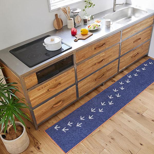 【送料無料】 ラグ マット DESIGN LIFE EDTION.14 TEKUTEKU KIWI MAT(テクテクキーウィマット)組成 ポリエステル100%　パイル長 11.5／６／3mm  ウォッシャブル  ドライクリーニング　遊び毛防...