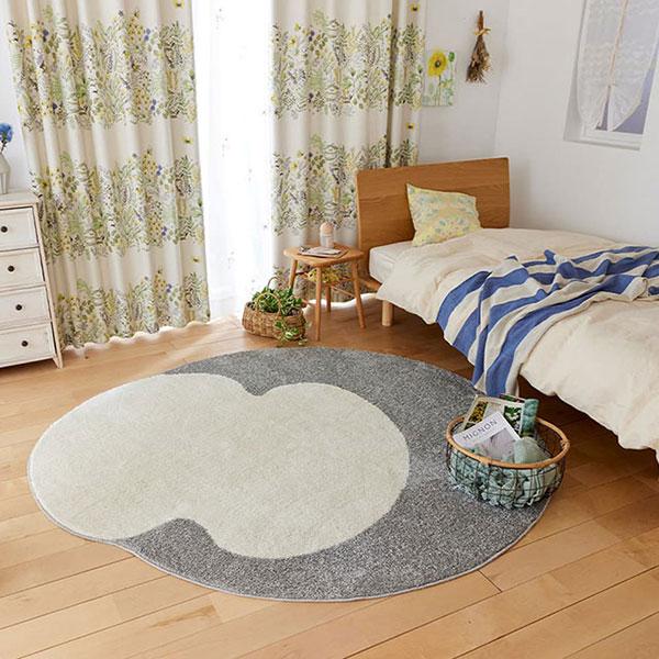 【送料無料】 ラグ マット DESIGN LIFE EDTION.15RICEBUM RUG (ライスバムラグ) 組成 ポリエステル100% パイル長 14／4mm 遊び毛防止　HOT床暖対応 FIF☆☆☆☆　［日本製］［タフテッド］175...