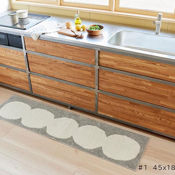 【送料無料】 ラグ マット DESIGN LIFE EDTION.14 ODANGO MAT (オダンゴマット) 組成 ポリエステル100%　パイル長 14／4mm 遊び毛防止　HOT床暖対応 FIF☆☆☆☆　［日本製］［タフテッド］45x...