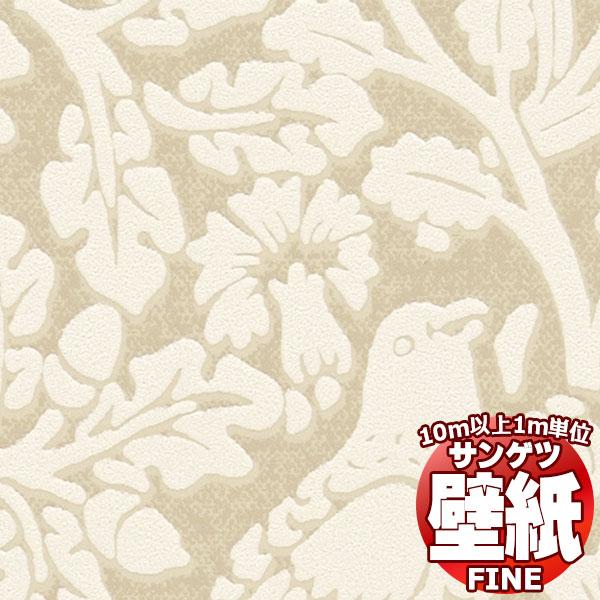 ・品番：FE76010・シリーズ：MORRIS CHRONICLES・規格、リピート(cm)：巾92cm　タテ：32.2cm　ヨコ：46.1cm・防火種別：1-4・備考：防かび　抗菌　撥水