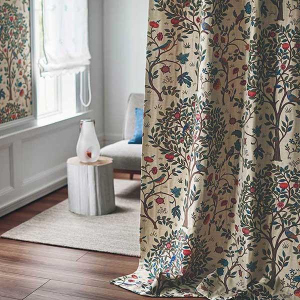 ●商品名：川島織物セルコン filo オーダーカーテン＆シェードMorris Design StudioKelmscott tree / ケルムスコットツリー MM5914ページ内検索生地品番一覧：MM5914