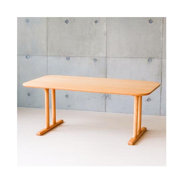 匠デザイン basicとき　- Toki -YM-015150ダイニングテーブル　オーク・2本脚タイプ木の個性的な風合いを感じることのできる美しい食卓天板角の大きめの丸みが優しい印象を与えてくれます。天板の縁を垂直に落とし、スッキリとしたデ...