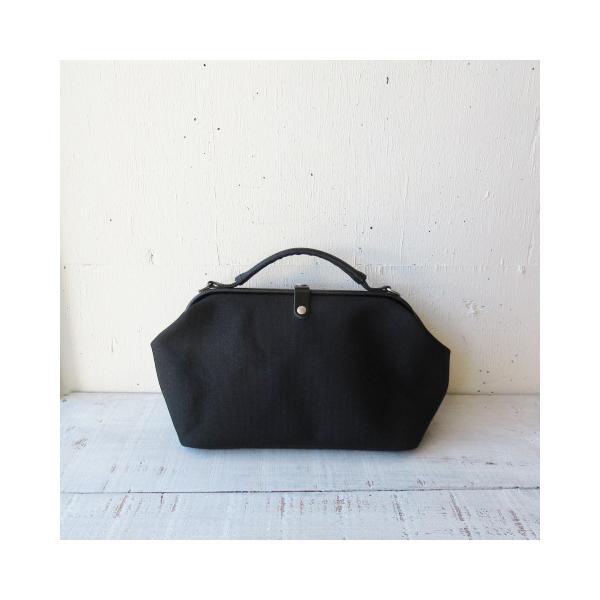 BAGWORKS / DOCTERMAN SD / BLACKバッグワークス / ドクターマンSD ショルダーバッグ　色：ブラック キャンバス/帆布/トート/トートバッグ/ハンドバッグ/道具/工具/ツールバッグ/205ブラック