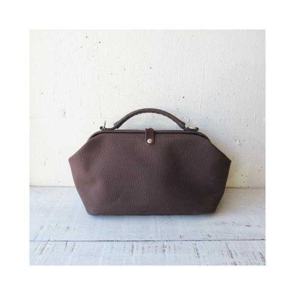 BAGWORKS / DOCTERMAN SD / バッグワークス / ドクターマンSD ショルダーバッグ　色：チョコ キャンバス/帆布/トート/トートバッグ/ハンドバッグ/道具/工具/ツールバッグ/チョコ