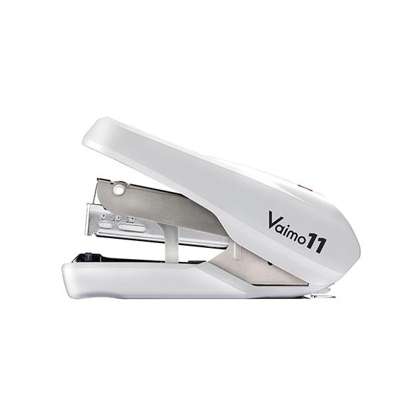 2枚から40枚を軽くとじるホッチキス。先曲げフラットクリンチを搭載。仕様・本体色本体色(軸色)：ホワイト/規格(サイズ・容量)：（Ｎｏ.11−1Ｍ針1箱付）入数：1個本体サイズ：幅26.0mm×奥110.0mm×高68.0mmmm重量：14...