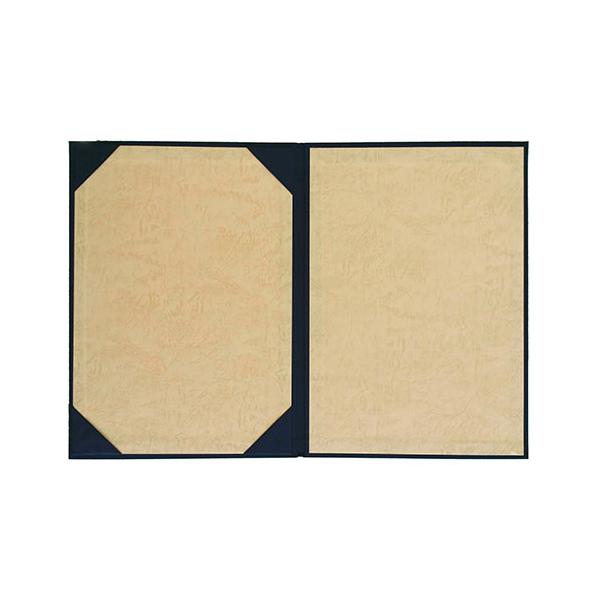 大切な賞状をキレイに保管。表面は品のある布製、内貼りは皮しぼ柄の付いた紙製です。感謝状の贈呈や、卒業証書などの証書の保存に。Ａ3サイズの賞状を収納できるファイルです。仕様・本体色本体色(軸色)：紺/規格(サイズ・容量)：一枚用入数：1冊本体...