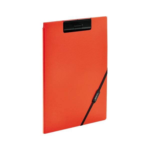 外寸：縦340×横240mm厚：13mm綴じ枚数：約40枚材質：本体＝ＰＰ、綴じ具＝ＡＢＳ樹脂、ゴムバンド＝ポリエステル／ＰＵゴムバンド付