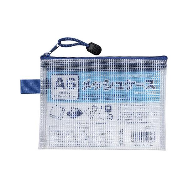 規格：Ａ6判外寸：縦125×横168×マチ5mm材質：本体＝ＰＶＣ、ファスナー＝ナイロン