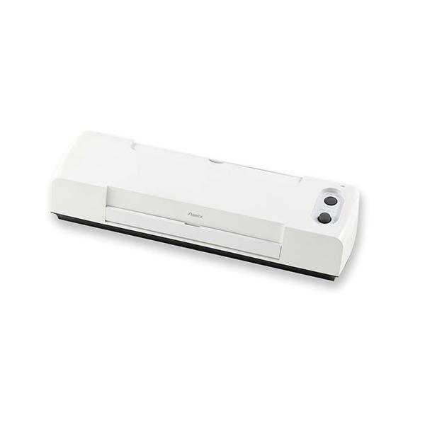 電源ＯＮから仕上がり65秒の高速ラミネーター。詰まりを防ぐオートリバース機構付き。外寸：幅570×奥170×高106mm（トレー除く）重量：約4.8kg電源：ＡＣ100Ｖ消費電力（50／60Ｈｚ）：1300Ｗ最大投入幅：325mmフィルム厚...