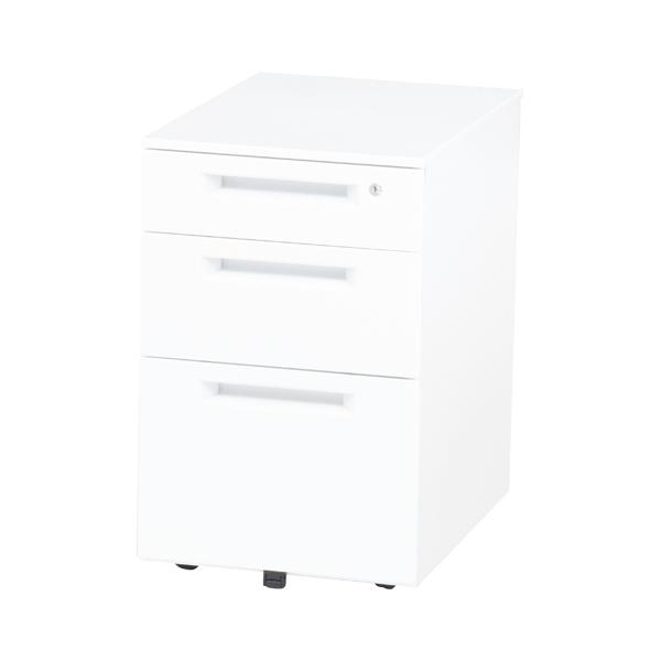 外寸：幅395×奥550×高615mm重量：21.5kg材質：本体＝スチール（粉体塗装）仕様：3段キャスター付