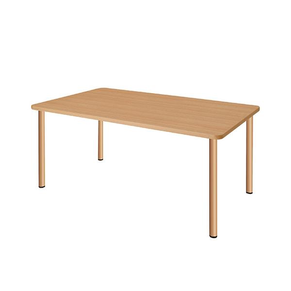 外寸：幅1600×奥900×高700mm重量：25.4kg材質：天板＝低圧メラミン化粧板、脚＝スチールアジャスター付