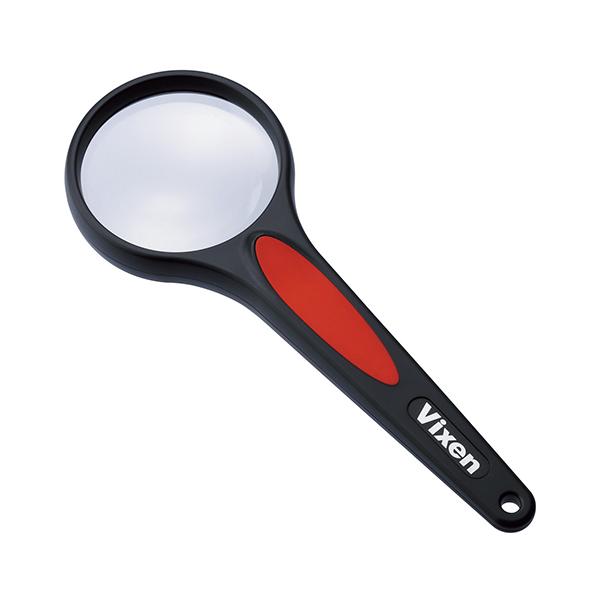 歪みが少なくくっきり見える非球面レンズを採用。手にしっくりなじみ、長時間使用しても疲れにくい設計です。レンズ径：60ｍｍ