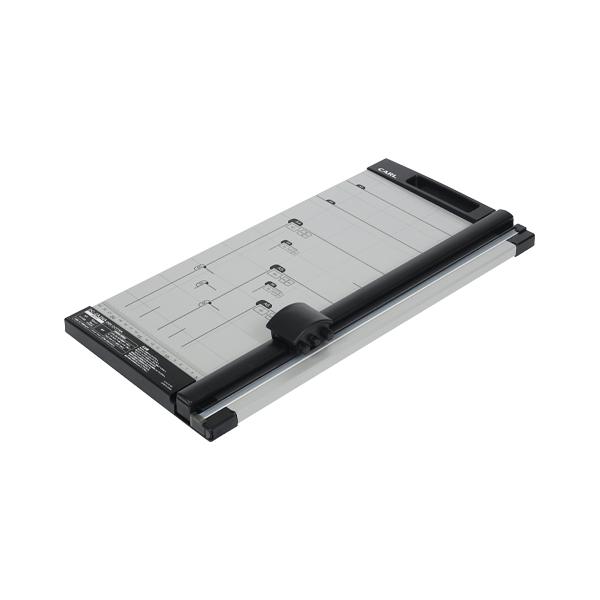 規格：Ａ3判裁断幅：462mm外寸：幅265×奥540×高59mm重量：1.6ｋｇ裁断枚数（上質コピー用紙64ｇ／ｍ2）：丸刃10枚（目安1往復），ミシン目刃3枚刃（丸刃），カッターマット1本（装着）付替刃：Ｋ−18，ＤＣＣ−28，ＤＣＣ−...