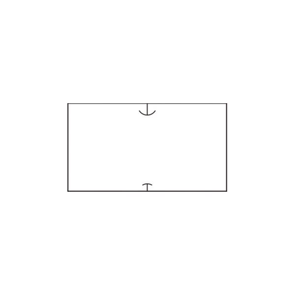 仕様：白無地1巻入数：1000片1片寸法：縦12×横21.6mm