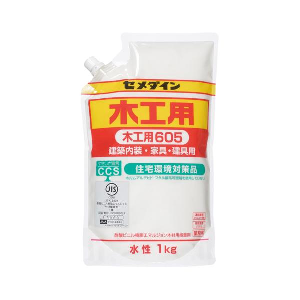 容量：1kg品名：605−1詰替用用途：木、紙、布、皮用成分：酢酸ビニル樹脂