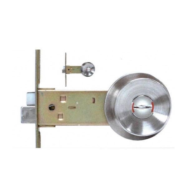 特長　インテグラル錠が付いている多くのアルミドアに広く対応します。仕様　対応ドア厚：25〜42mm　バックセット(BS)：100mm　　フロントビスピッチ：60mm/ 64mm/ 69.5mm/ 80mm/ 90mm/ 100mm/ 110...