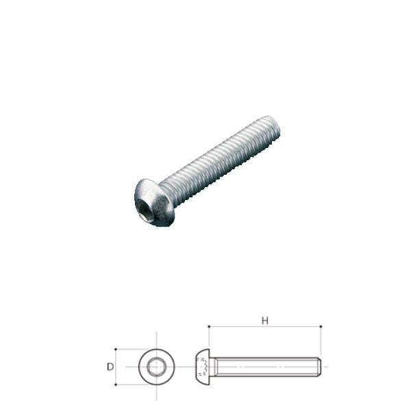 ネジ径：M5H：20mmD：9.5mm●六角レンチを使用します。※M14〜24もお問合せください。