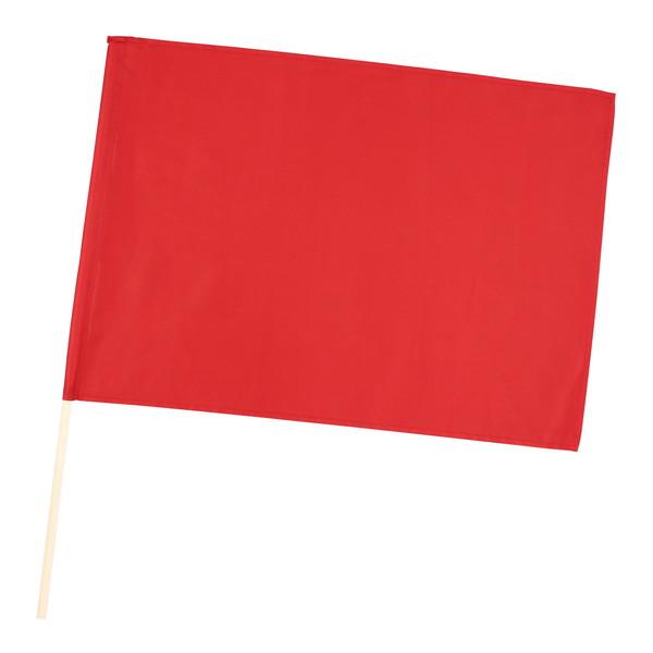 手軽な大きさで振りやすい商品サイズ：旗：約500×360mm、棒：φ12×570ｍｍ重量（ｇ）：54材質：ポリエステル包装形態：無生産国：中国