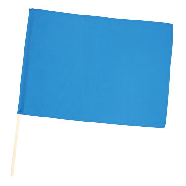 手軽な大きさで振りやすい商品サイズ：旗：約500×360mm、棒：φ12×570ｍｍ重量（ｇ）：54材質：ポリエステル包装形態：無生産国：中国