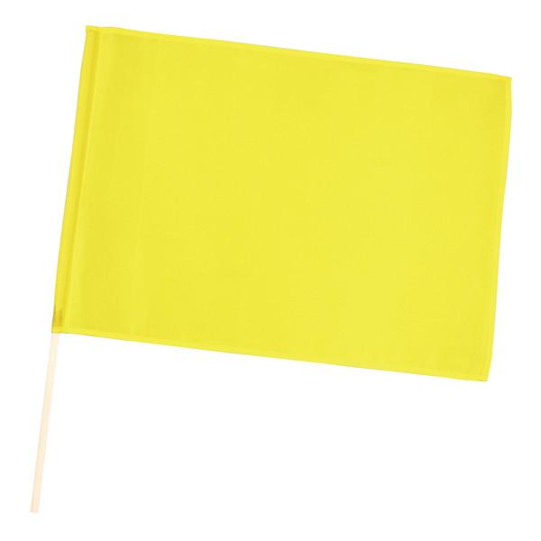 手軽な大きさで振りやすい商品サイズ：旗：約500×360mm、棒：φ12×570ｍｍ重量（ｇ）：54材質：ポリエステル包装形態：無生産国：中国