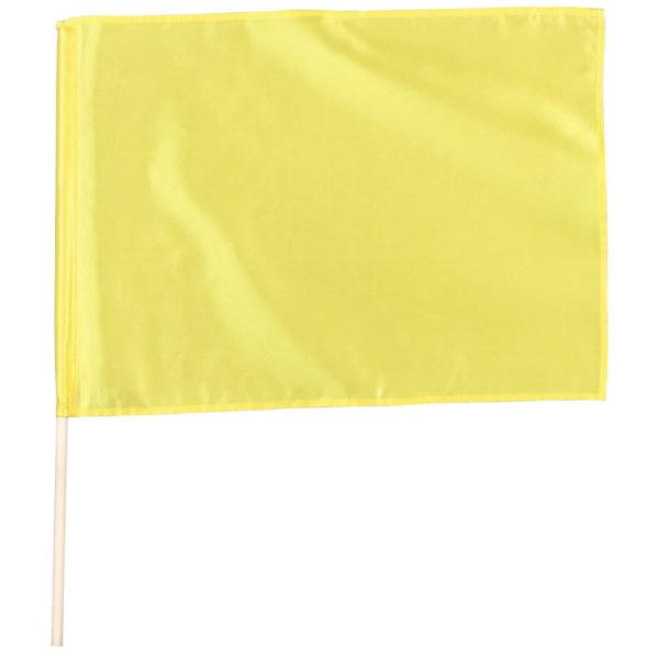 手軽な大きさで振りやすい光沢のあるサテン旗商品サイズ：旗：約500×360mm、棒：φ12×570ｍｍ重量（ｇ）：50材質：サテン包装形態：無生産国：中国