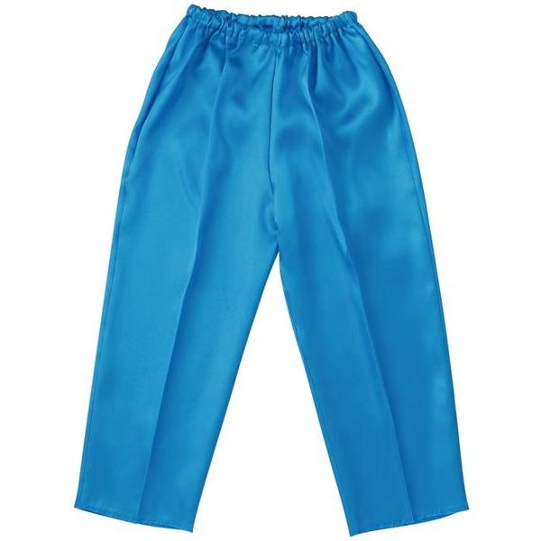 すっきりしたシルエットのおしゃれなズボン！センタープレスの入った子供用ズボンです。商品サイズ（単位mm)：ウエスト：38〜76、股下：35セット内容：本体のみ1個重量（g）：56材質：ポリエステル1個梱包形態：袋入1個梱包サイズ（mm）：W...