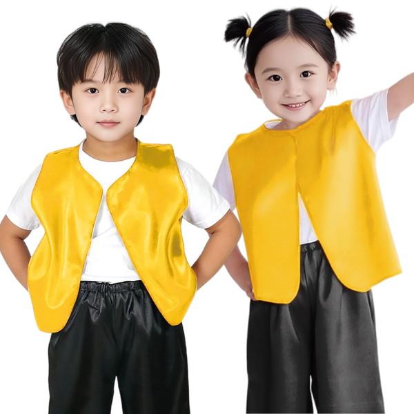 肌触りがよく、光沢のあるサテン製のベスト！大人気の衣装ベースシリーズのベストです。縫製済みなので、簡単に衣装がつくれます。演技やダンスなどの衣装に！サテン生地で、肌触りが良く、光沢のある素材です。商品サイズ（単位mm)：着丈：450mm、胴...