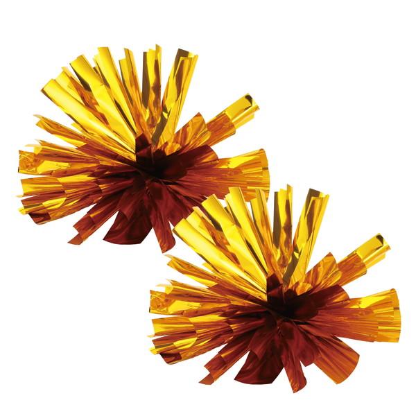 取り違え防止に名札付き！すぐに使える「完成済みチアポンポン」！組み立て不要の「完成済みチアポンポン」に、便利な名札がついた商品です。形を軽く整えるだけで、すぐに鮮やかでボリューム感のあるポンポンに！手のひらが自由に使えるハンドフリー仕様のソ...