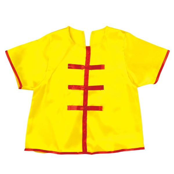 着るだけで華やか！チャイナ柄のかわいいシャツ！大人気の衣装ベースシリーズのチャイナシャツです。光沢感のあるサテン生地に、鮮やかな赤色の縁取りとチャイナボタンをあしらった中華風デザイン。これ一枚で華やかな印象になり、ダンス発表会や国際イベント...