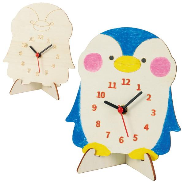 世界にひとつのオリジナル時計をつくろう！お絵かきして世界にひとつだけの時計が作れる木製工作キットです。数字加工済みの文字盤と電池付きムーブメントで組み立ても簡単です。壁掛け金具やスタンド付きで作った時計をすぐに飾れます。ぬりえ感覚でデザイン...