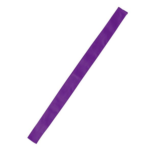 イメージカラーに合わせて一致団結！商品サイズ（単位mm)：巾約40mm×1.1m1個重量（ｇ）：145材質：綿100%包装形態：袋包装サイズ：W110×H45×D310販売単位：セット本体色：紫箱の場合の入数：50