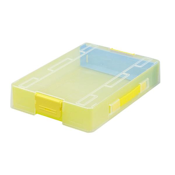 積み重ねできる！便利なクリアおどうぐばこ！仕切り付きで中身が整理しやすい、A4サイズのおどうぐばこです。クリア素材なので中身がひと目でわかり、どこに何が入っているかもすぐに確認できます。持ち手付きで持ち運びやすく、名前シールもついているので...