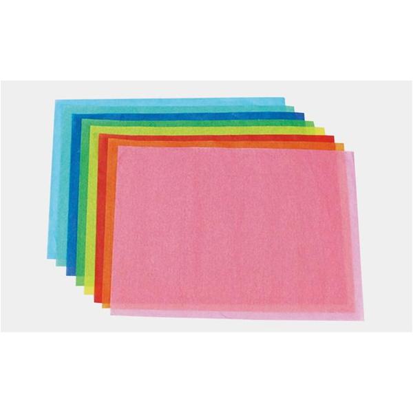 装飾に便利なおはながみの8色セット！装飾に便利なおはながみのセットです。8色、各1枚。商品サイズ（単位mm)：195×240×5mmセット内容：おはながみ（もも・オレンジ・あか・きいろ・みどり・あお・あおみどり・みずいろ）（192×248m...