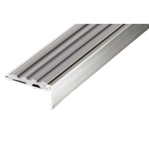 ヘアライン仕上げ穴あけ加工済み（75ピッチ）最長：2000mmガラス繊維入りタイヤアール階段には12-135SR（HC）を使用してください。※アシステップは完全に危険を除去するものではありませんので、歩行の際は十分ご注意ください。