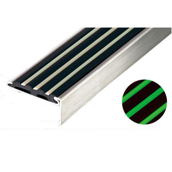 ヘアライン仕上げ穴あけ加工済み（75ピッチ）最長：2000mm蓄光＋ガラス繊維入りタイヤ※アシステップは完全に危険を除去するものではありませんので、歩行の際は十分ご注意ください。