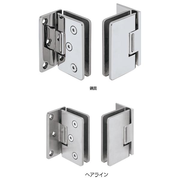 用途　バスルーム・シャワーブースのガラスドア特長・セルフクローズ機能・開扉簡易保持機能　ガラスドアは約20°開いた状態から自閉し、90度開いた状態で簡易保持します。・吊ったまま角度調整可能　ガラスドアを吊ったまま戸先角度を片側に約5度ずつ調...