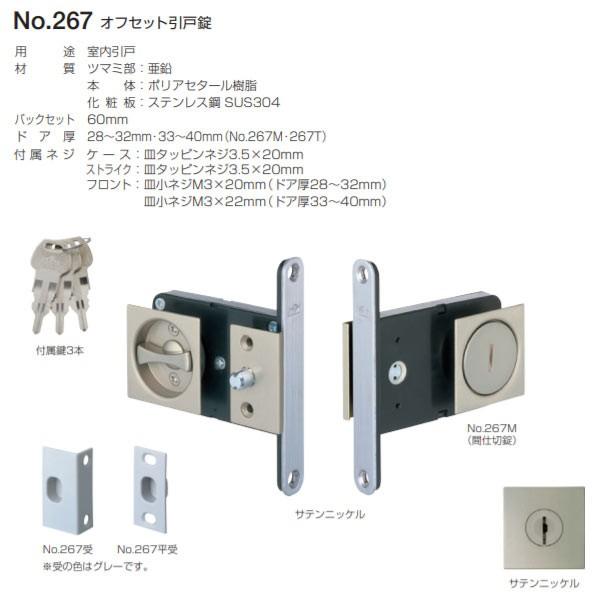 用途：室内引戸材質：ツマミ部：亜鉛　　　本体：ポリアセタール樹脂　　　化粧板：ステンレス鋼　SUS304バックセット：60mmドア厚：28〜32mm・33〜40mm付属ネジ：ケース：皿タッピンネジ3.5×20mm　　　　　ストライク：皿タッ...