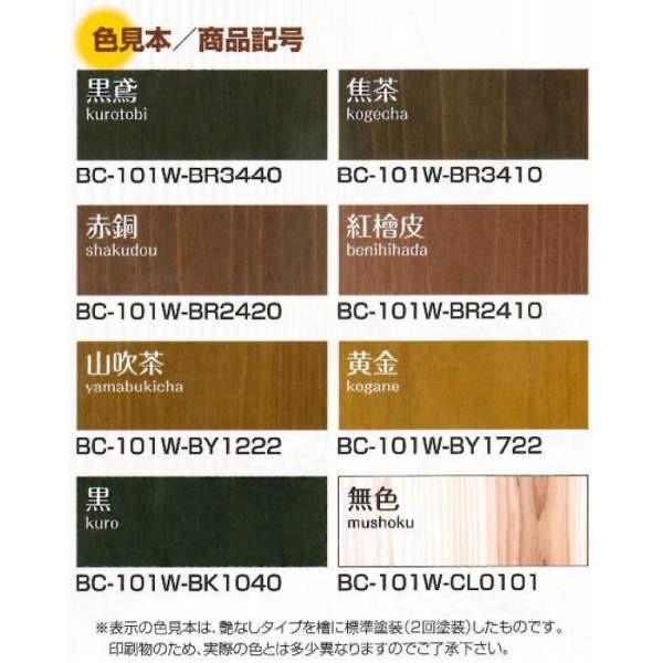 用途　無垢木材（軒天、羽目板、雨戸、門扉、ルーパー、窓枠、窓格子、手摺、板塀、ベンチ、ウッドデッキなど、屋外木部全般に。　文化財の補修や保護に。）特長　一般的な有機樹脂塗料では得られないガラスならではの耐候性により、様々なトラブルから素材を...