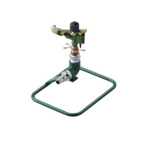 蛇口●散水範囲360°調整可能取付には一般蛇口用ホースを使用します。サイズ／幅18×奥行23×高さ23cm材質／真鍮、スチール、樹脂散水角度／範囲設定〜360°散水半径：10〜14m水圧：1.5〜4.0kg／平方cm、水量：9〜15L／分ホ...