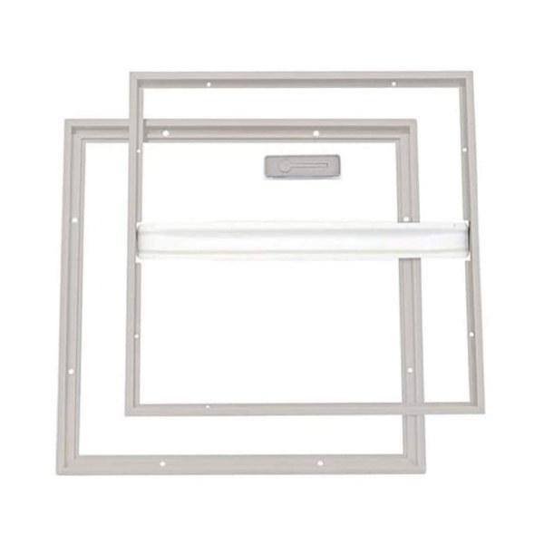 開口寸法(mm):260×260外枠外寸法(mm):312.2×312.2蓋寸法(mm):291.2×291.2床面切抜寸法(mm):300×300蓋仕上材切断寸法(mm):280×280色:ステンカラー