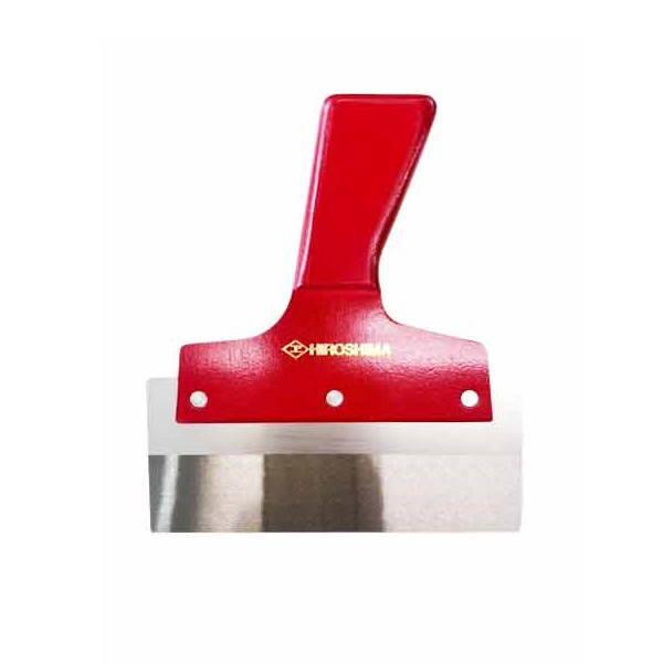 1の刃（サーフェス研磨）のブレードで2の形のパテベラです。ブレードの長さ：50mm