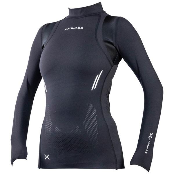 ヘキサゴンドットと特許技術「インフニティライン」が筋肉に適度な負荷をかけ効果的・効率的なトレーニングを目指すハイスペックウエアです。ウィメンズトップスサイズ：L素材：本体部分=ナイロン・ポリウレタン、貼付生地部分=ポリエステル・ポリウレタン...