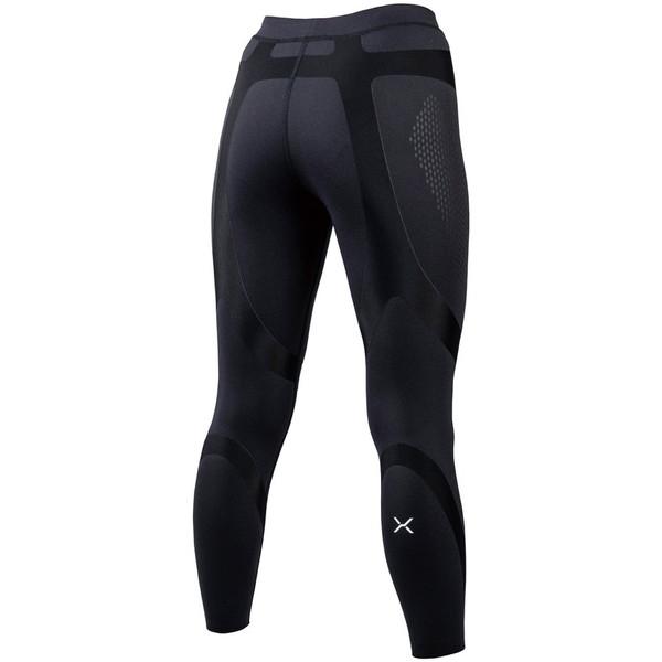 ヘキサゴンドットと特許技術「インフニティライン」が筋肉に適度な負荷をかけ効果的・効率的なトレーニングを目指すハイスペックウエアです。ウィメンズパンツサイズ：L素材：本体部分=ナイロン・ポリウレタン、貼付生地部分=ポリエステル・ポリウレタン原...