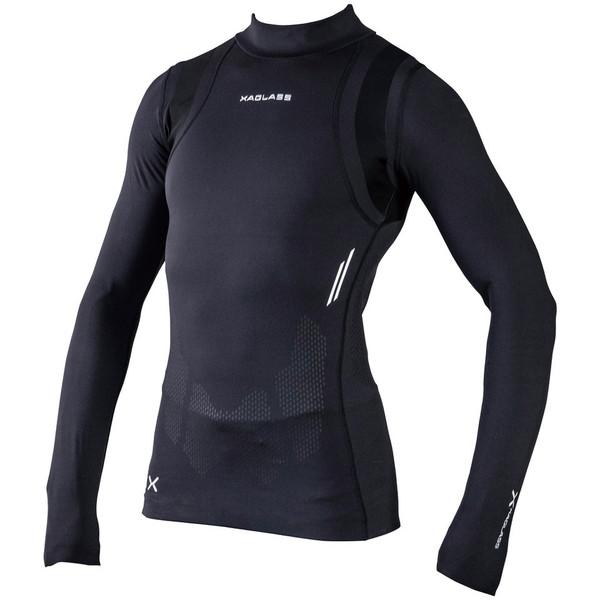 ヘキサゴンドットと特許技術「インフニティライン」が筋肉に適度な負荷をかけ効果的・効率的なトレーニングを目指すハイスペックウエアです。メンズトップスサイズ：O素材：本体部分=ナイロン・ポリウレタン、貼付生地部分=ポリエステル・ポリウレタン原産...