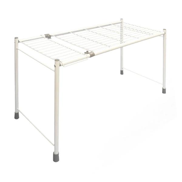 商品サイズ：幅 71〜92cm×奥行 37cm×高さ 42cm本体重量：2.2kg参考耐荷重：20kg材質・パイプ・棚類：鉄・エポキシ樹脂粉体塗装・樹脂部品：ポリプロピレン樹脂・ねじ類：鉄・メッキ組み立て前の注意事項●パイプの切り口や穴等に...