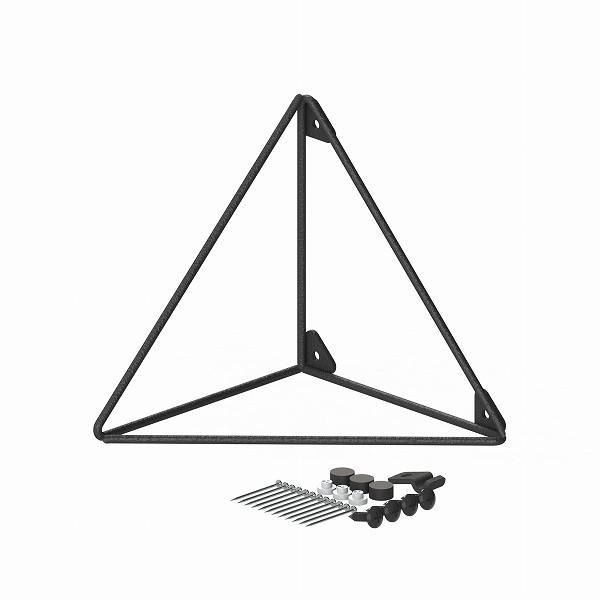 LABRICO（ラブリコ）シリーズ 賃貸向けDIY商品です。金属ワイヤーで構成された機能的かつミニマルなデザインの棚受けです。棚板の上側や下側のどちらにも取り付け可能で自由なアレンジを楽しめます。ブルックリンスタイル等の男前インテリアにもピ...